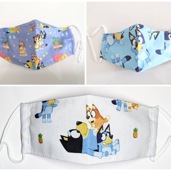Bluey Mask - Etsy Australia