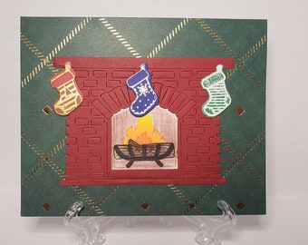 Cozy Warm Dog Sleepy Cat on Laps Hot Tea Fireplace Christmas - Etsy