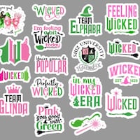 Wicked Limited Edition Stickers - Etsy