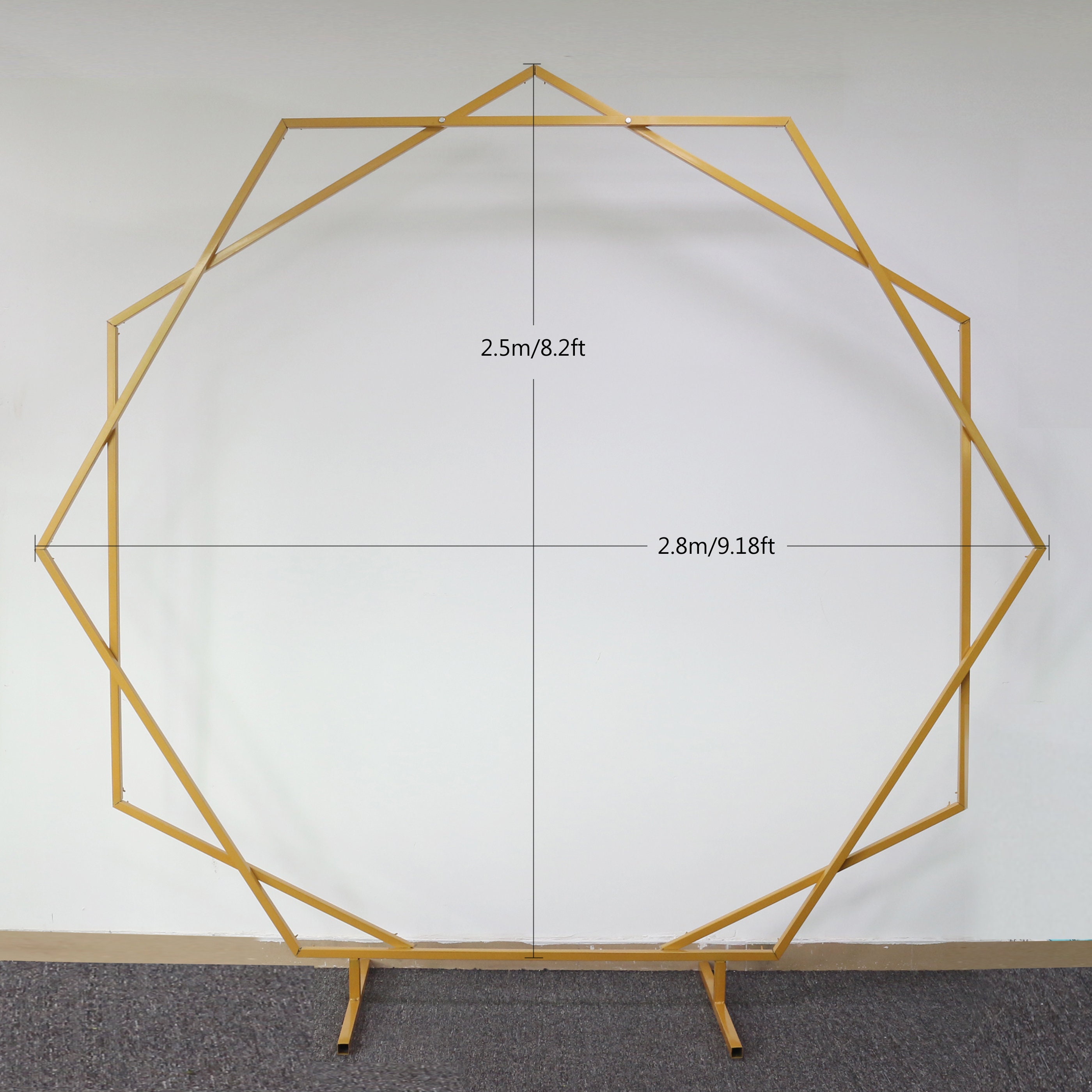 Wedding Arch Double Hexagon Wedding Arch Wedding Backdrop Etsy