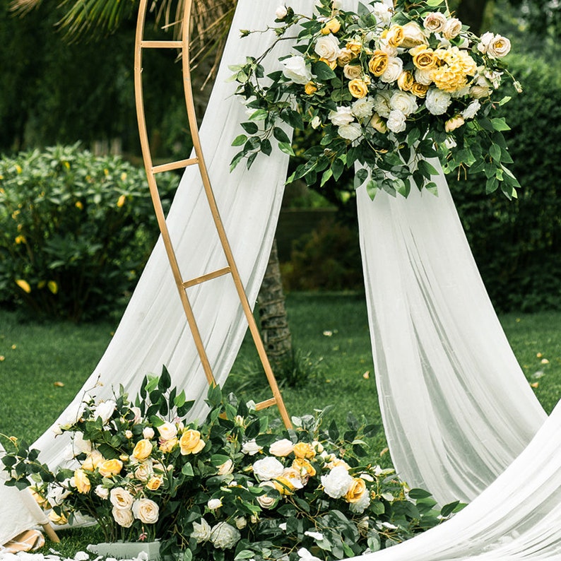 Metal wedding arch ideas - minesilk
