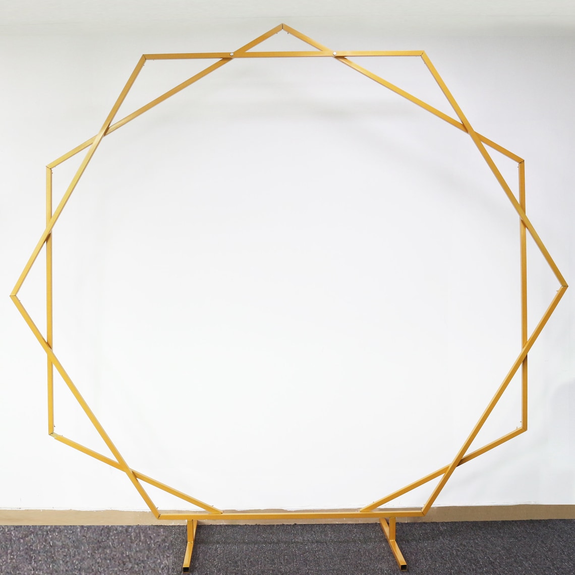 Wedding Arch Double Hexagon Wedding Arch Wedding Backdrop Etsy