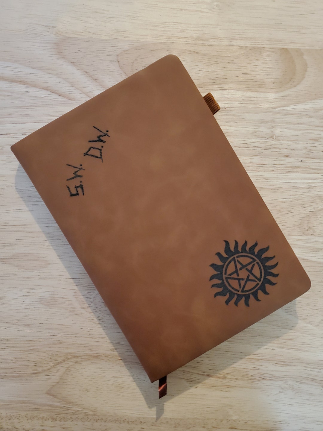 Supernatural Journal: Anti-possession With Initials - Etsy