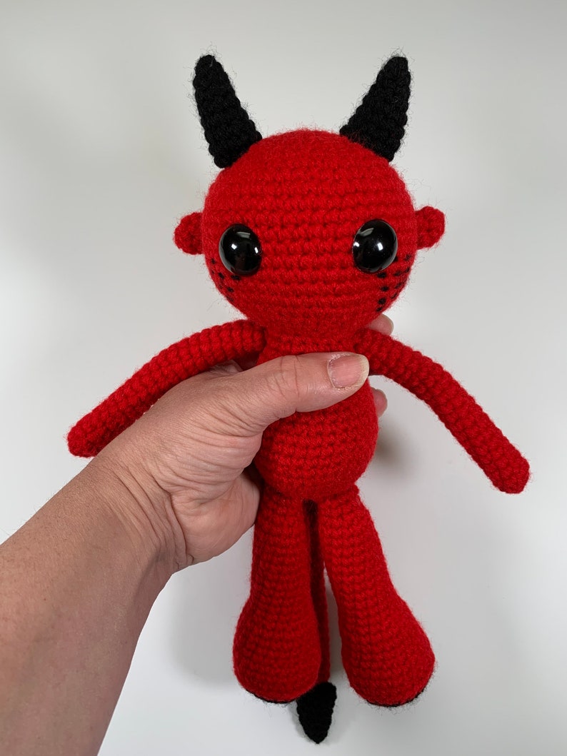 Devil Stuffed Amigurumi Plush Doll Made to Order - Etsy
