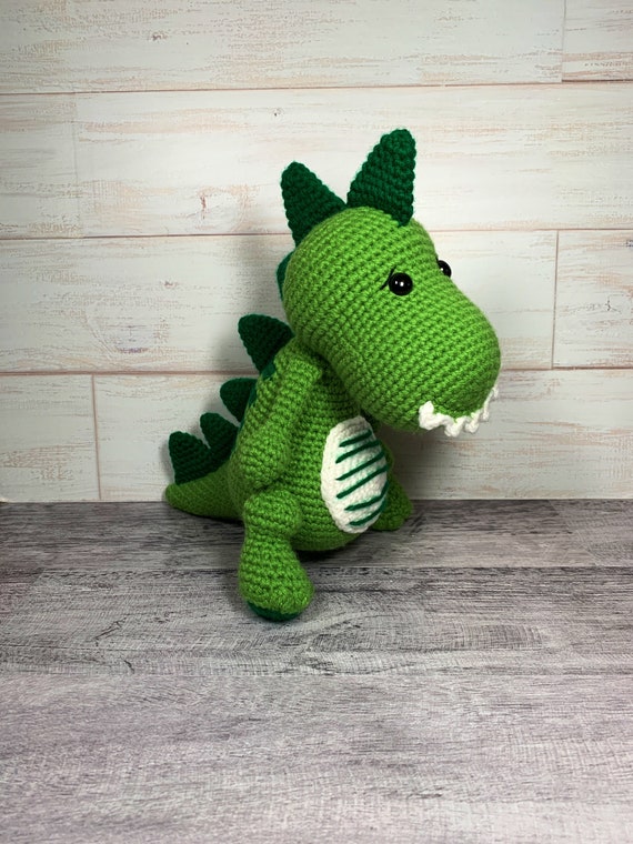Dinosaur Amigurumi Stuffed Animal Plush Toy Made to Order | Etsy