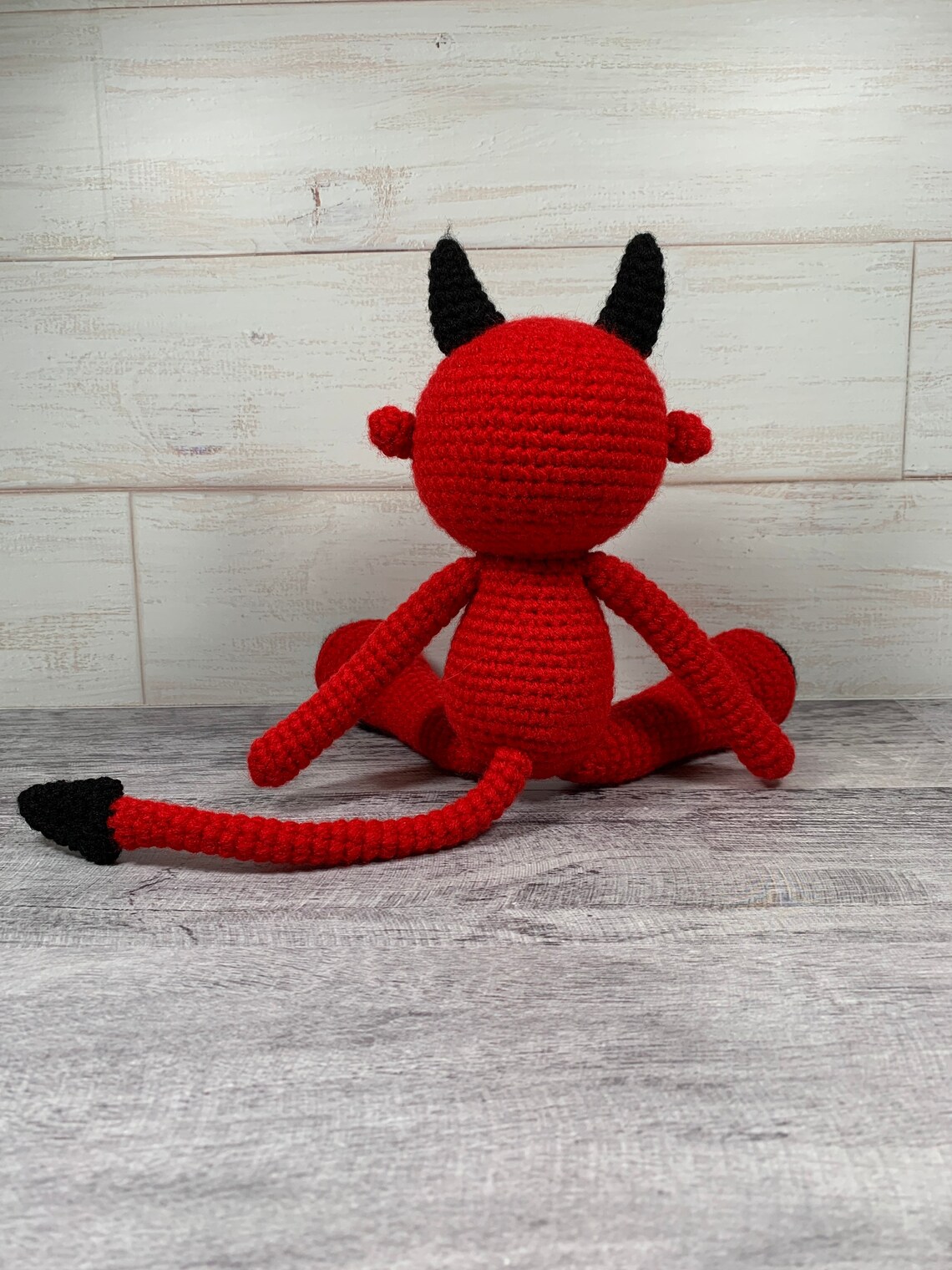 Devil Stuffed Amigurumi Plush Doll Made to Order - Etsy