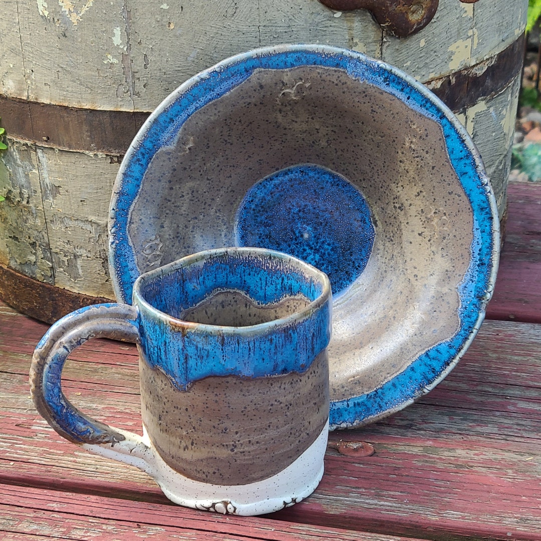 Breakfast Set, Juice Mug, Cereal Bowl, Handmade Mug and Bowl Set ...