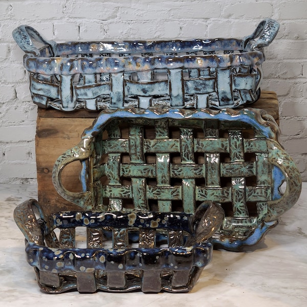 Ceramic Basket - Etsy