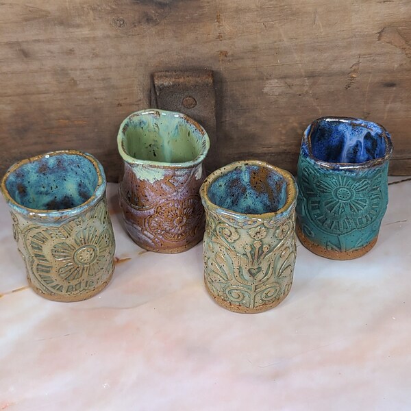 Ceramic Shot Glasses - Etsy