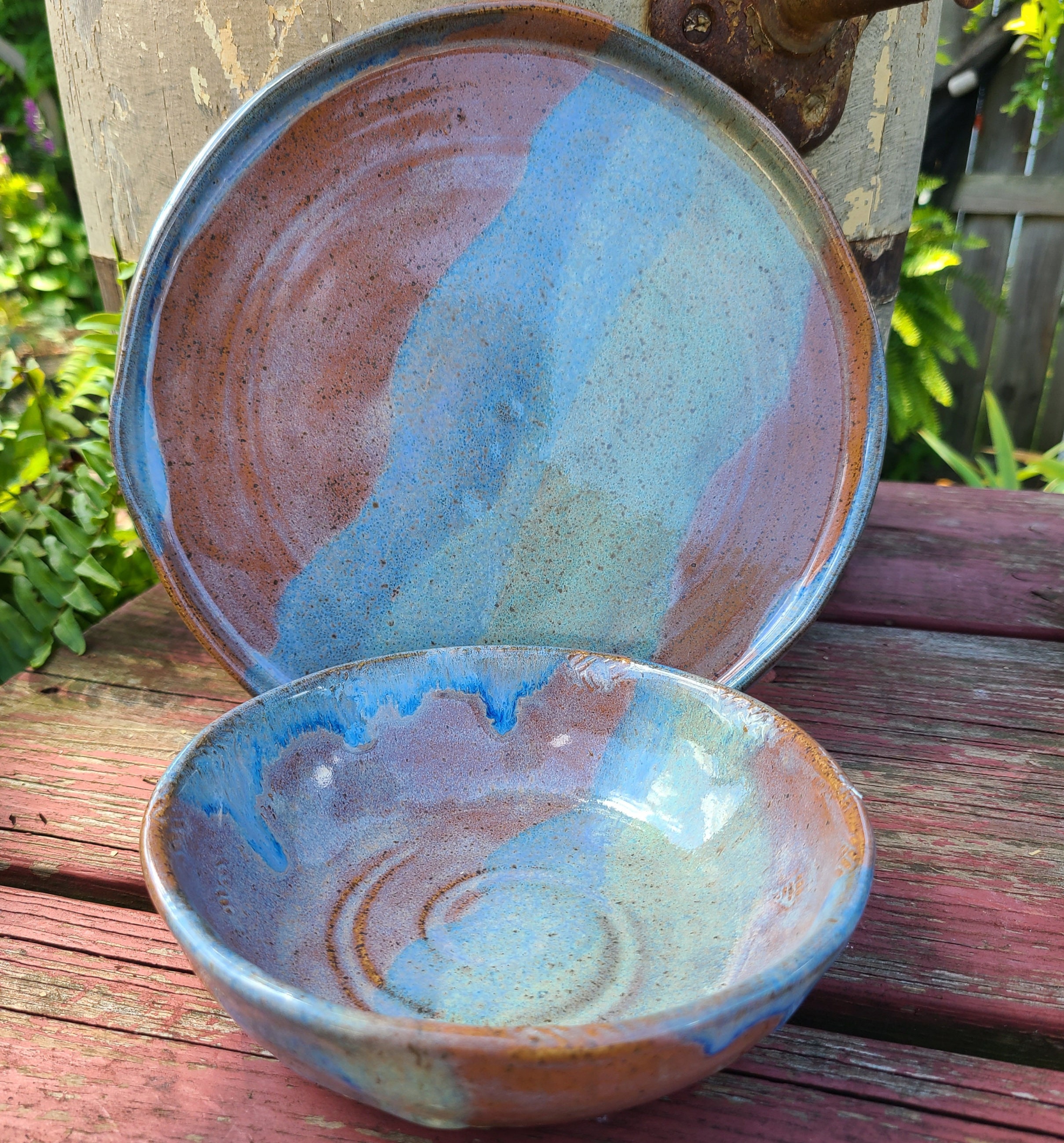 Ceramic Plates, Handmade Dinner Plates, Dinnerware Set, Large Plate ...