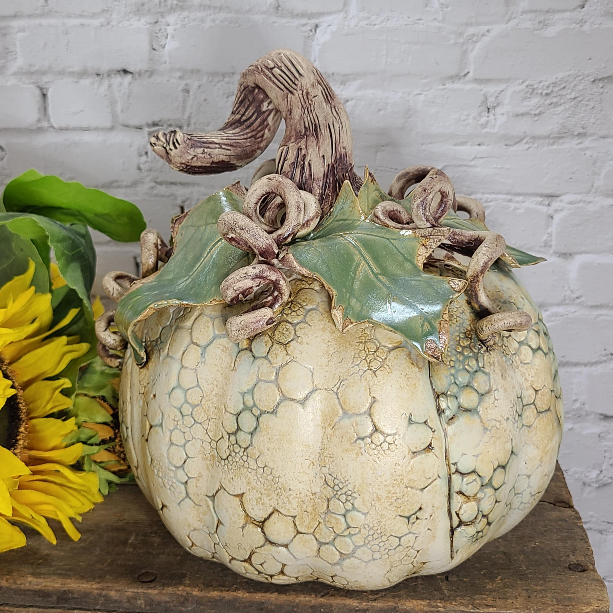 Ceramic Gourds, Handmade Gourds, Ceramic Pumpkin, Fall Decor, Harvest ...