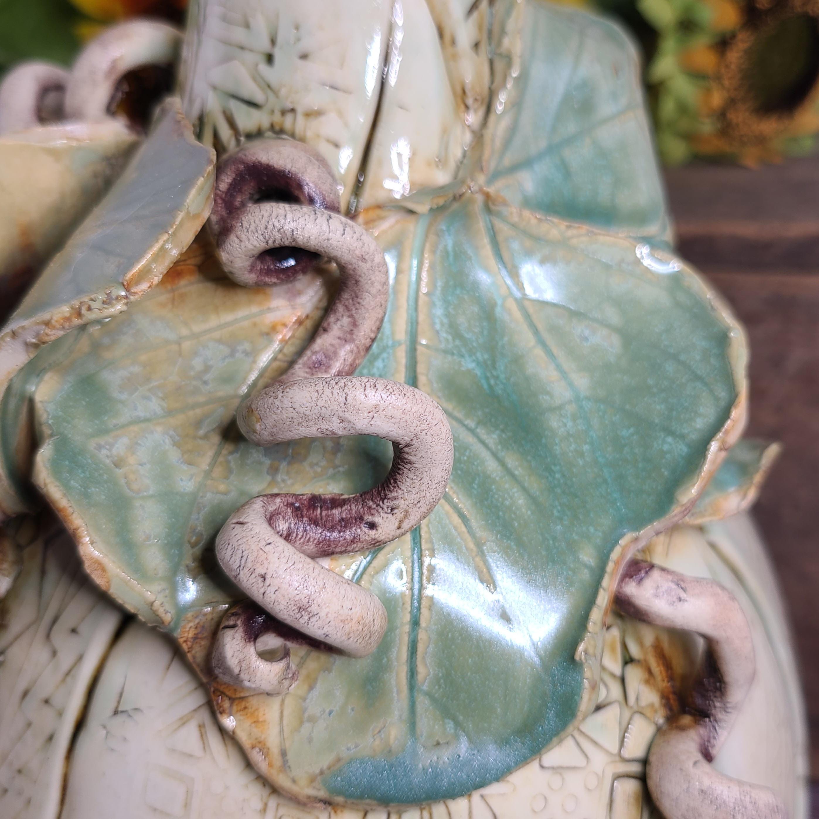 Ceramic Gourds, Handmade Gourds, Ceramic Pumpkin, Fall Decor, Harvest ...