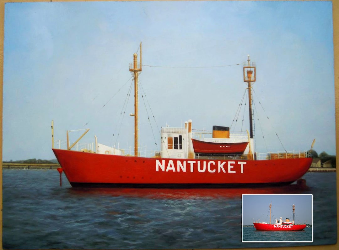 Custom Ship Portrait-hand Painted Oil Painting From Photo-canvas ...