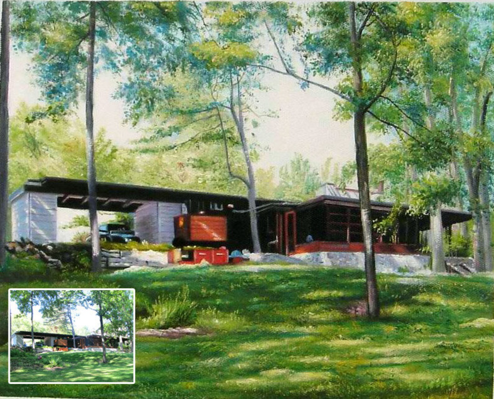 Custom House Painting-hand Painted Oil Painting-painting From Photo ...