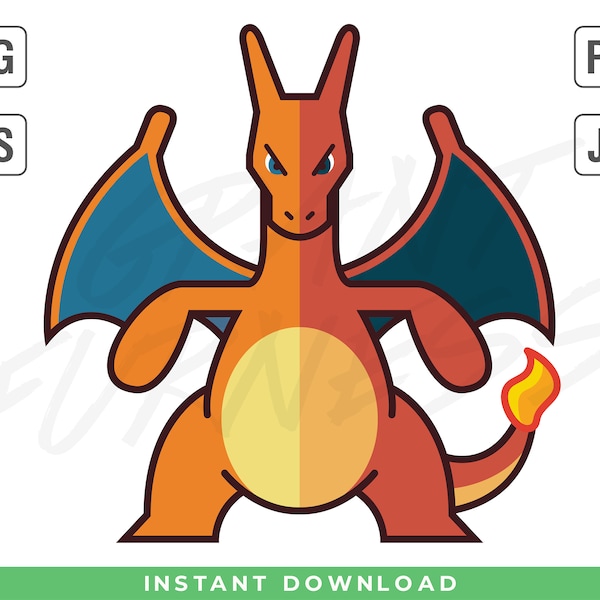 Charizard Vector - Etsy