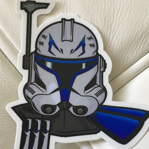 Star Wars Captain Rex Clone Trooper Decal 2.75x3 - Etsy