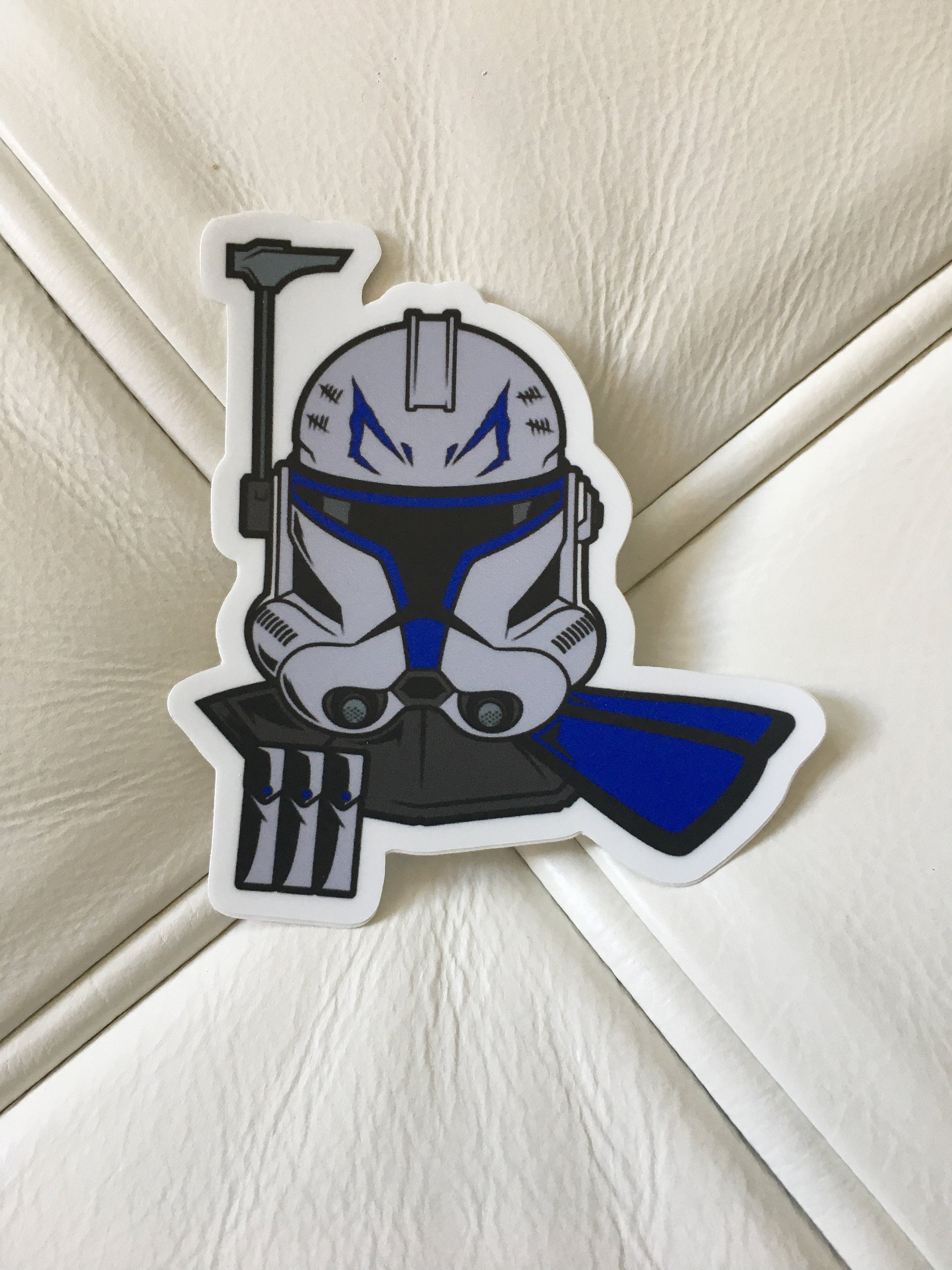 Star Wars Captain Rex Clone Trooper Decal 2.75x3 | Etsy