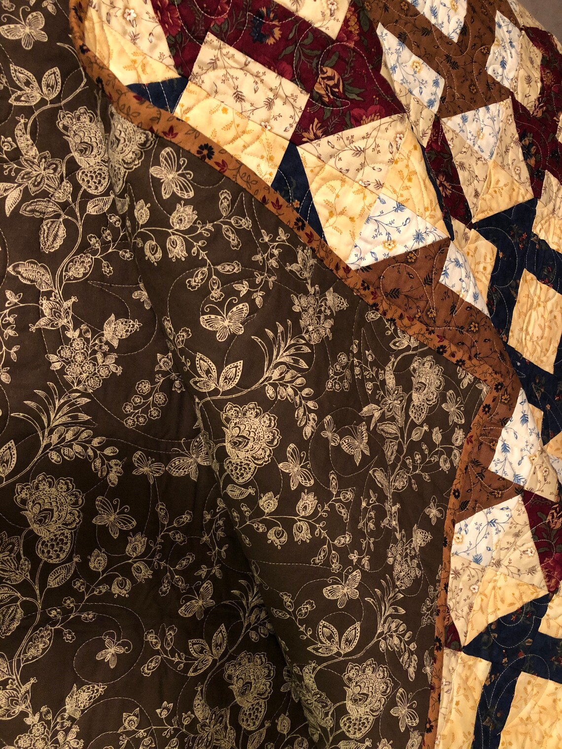 Hole in the Barn-door Pattern quilt Blocks Handmade, 100% Cotton ...