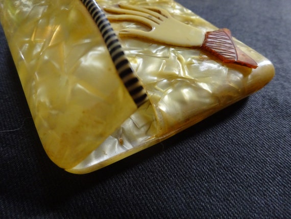 1920s CELLULOID CIGARETTE CASE-1920s-1930s Rare Pearl… - Gem