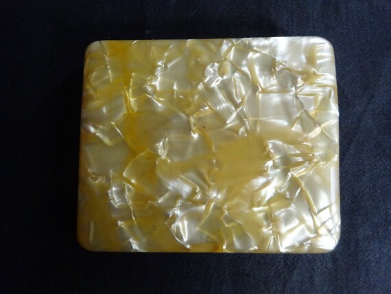 1920s CELLULOID CIGARETTE CASE-1920s-1930s Rare Pearl… - Gem