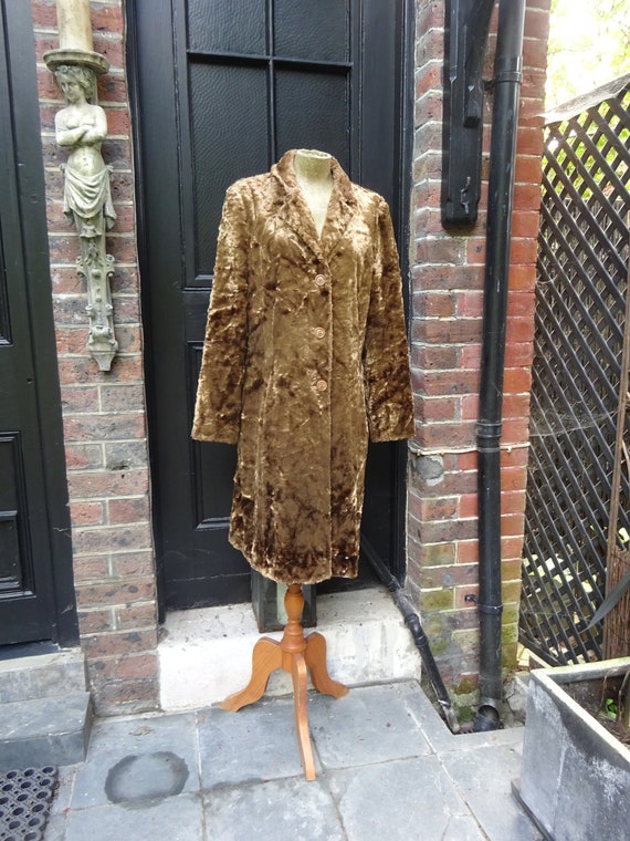 1940s FAUX FUR COAT-Stunning 40s Faux Fur Coat. - Gem