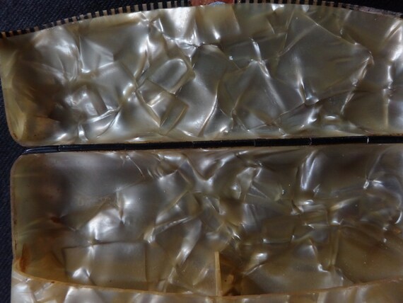 1920s CELLULOID CIGARETTE CASE-1920s-1930s Rare Pearl… - Gem