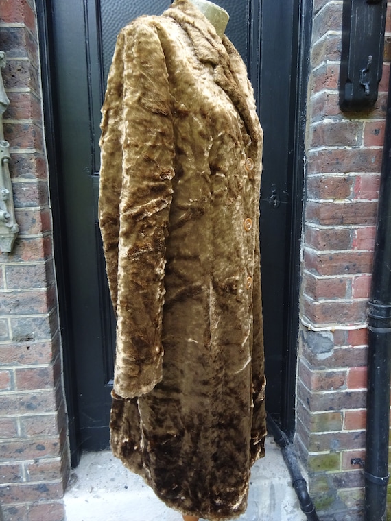 1940s FAUX FUR COAT-Stunning 40s Faux Fur Coat. - Gem