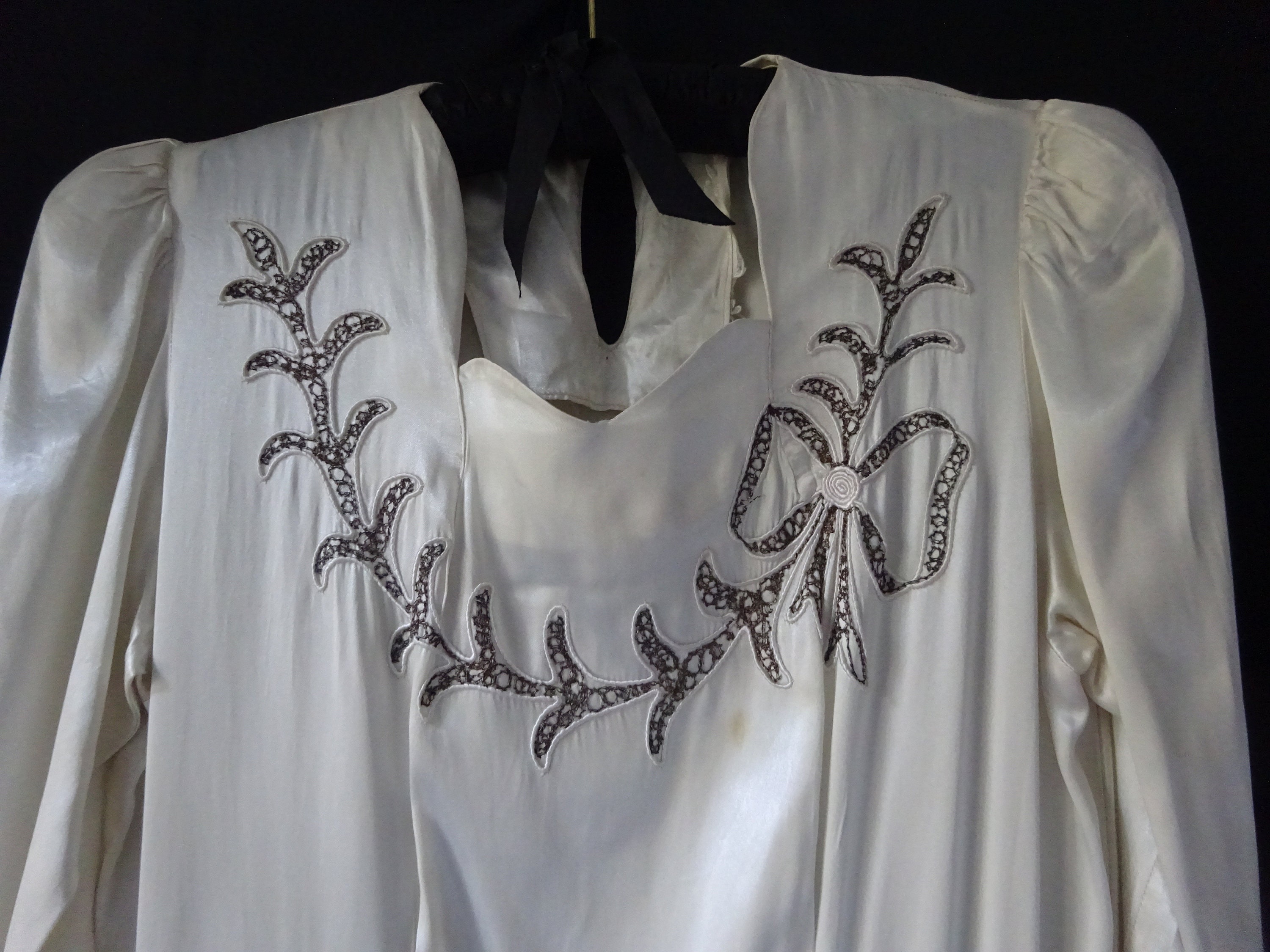 Sumptuous 1930s WEDDING Gown-30s Satin Wedding Dress Reduced - Etsy