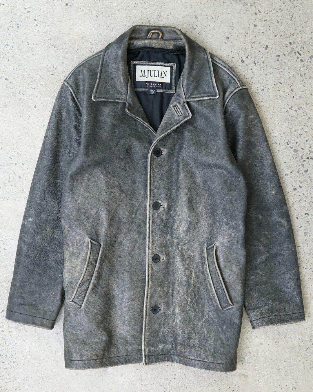 Vintage M. Julian Leather Jacket Size Medium - Etsy
