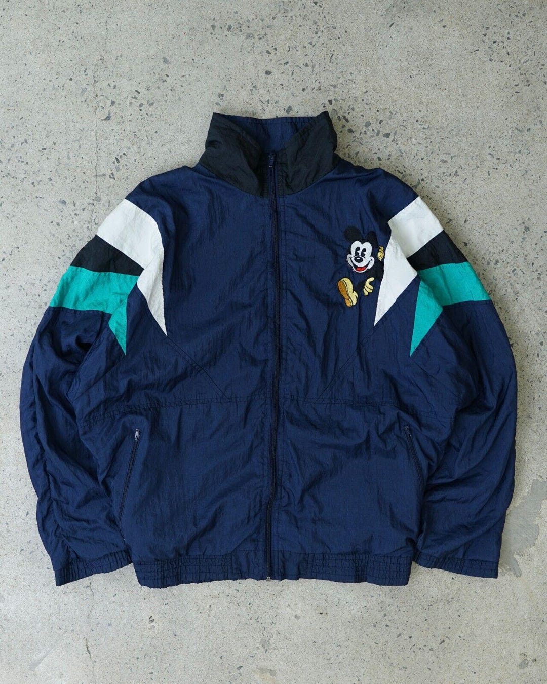 Vintage Mickey Mouse 90s Windbreaker Size Medium - Etsy