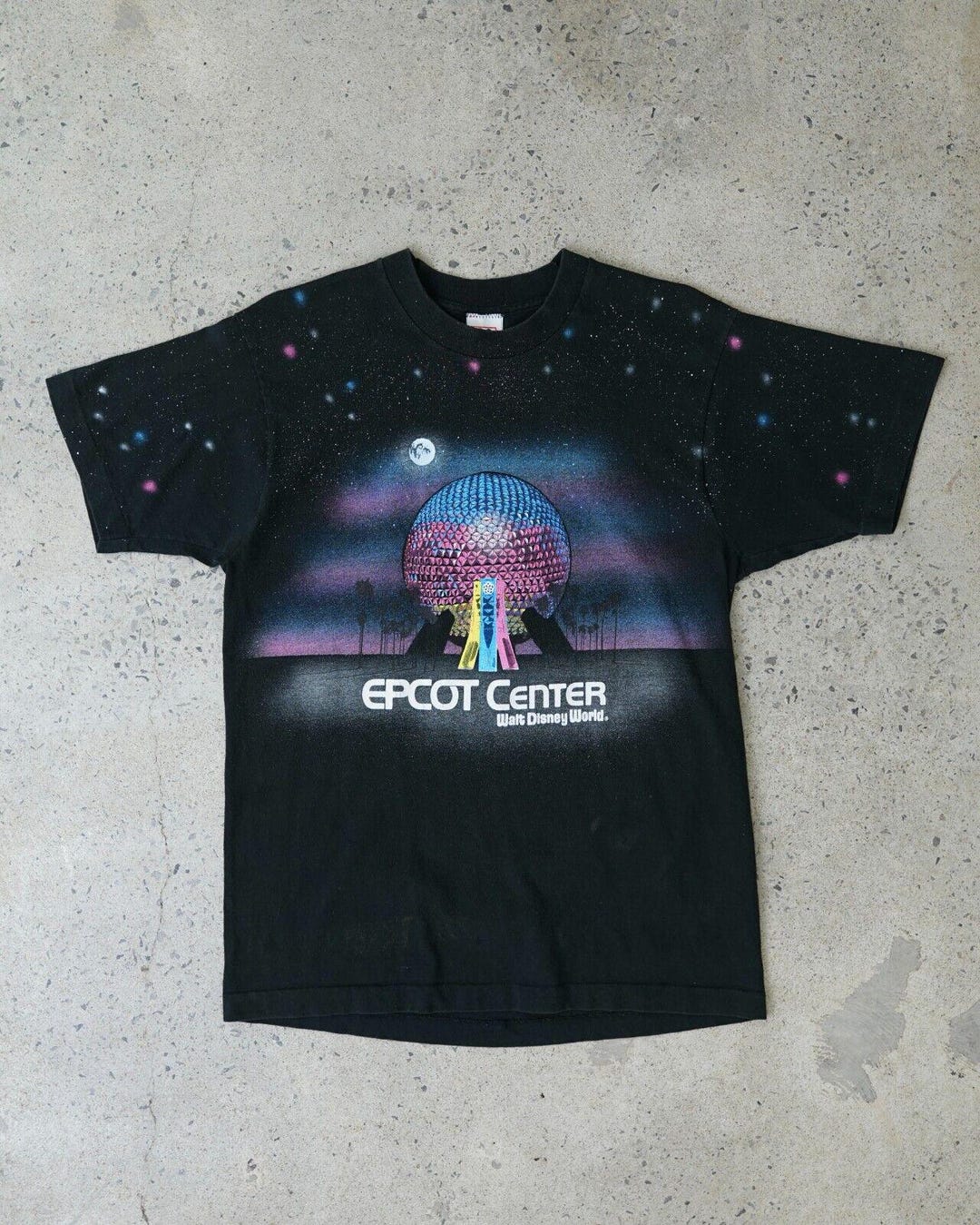 Vintage Disney World Epcot Center 90s T-shirt Size Medium - Etsy