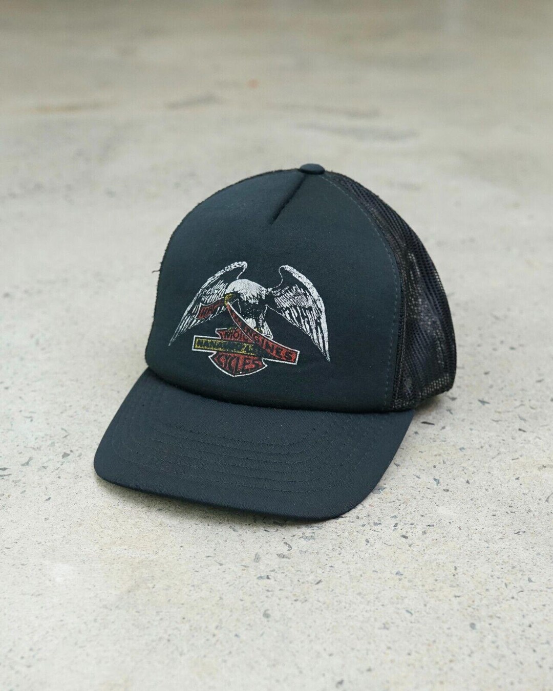 Vintage Harley Davidson Engines Motor Cycles Eagle 90s Trucker Hat - Etsy