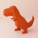 Papercraft T-rex, Dinosaur Sculpture - Etsy