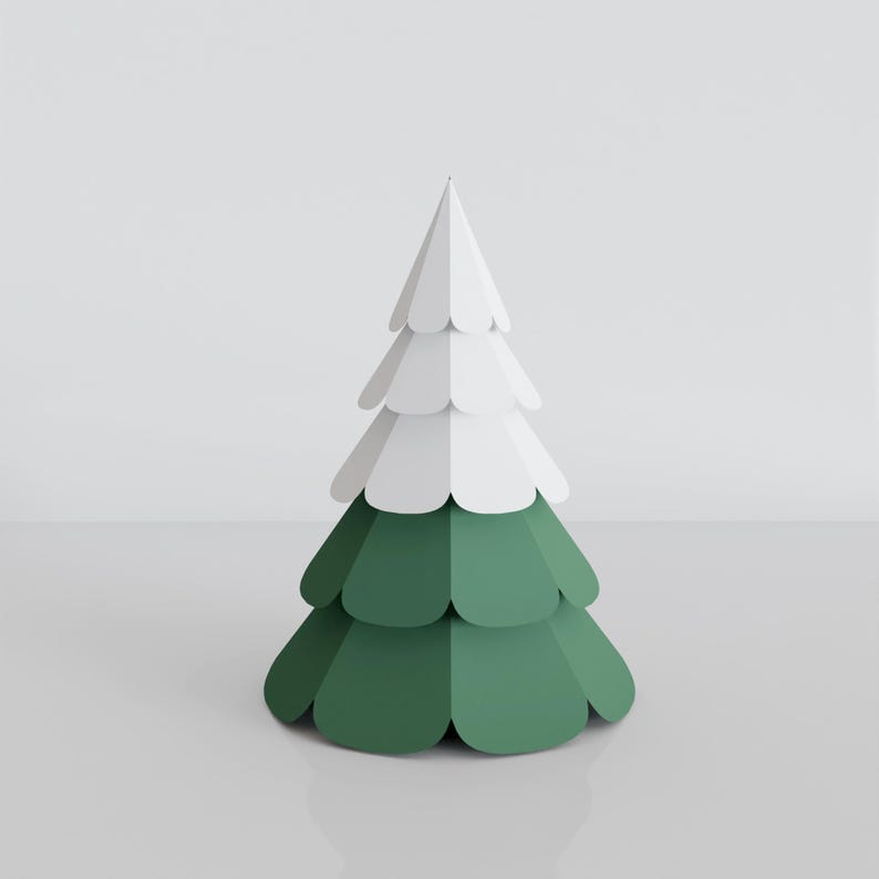 Paper Pine, Paper Tree, Christmas Decor - Etsy