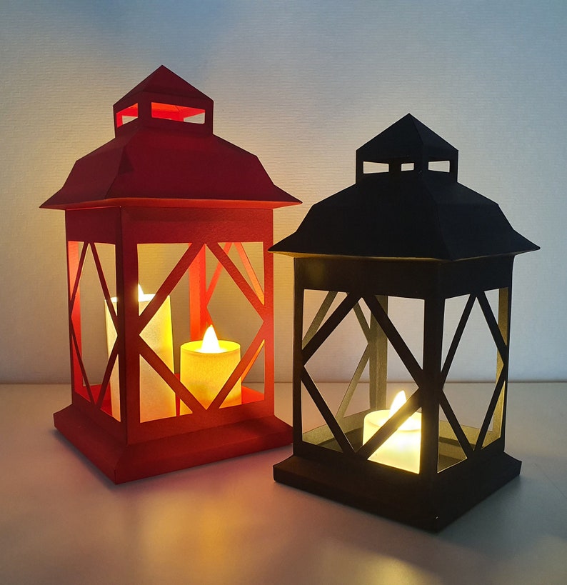 Lamp Papercraft Paper Lantern - Etsy