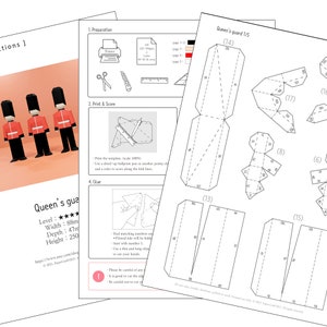 Queen's Guard Papercraft, 3D Decor DIY British Royal Guard Sculpture ...