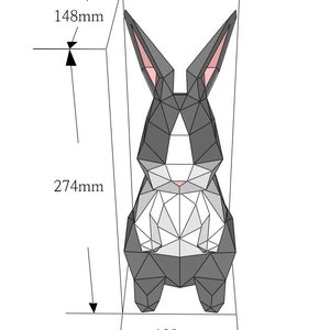 Papercraft Rabbit, Easter Rabbit - Etsy