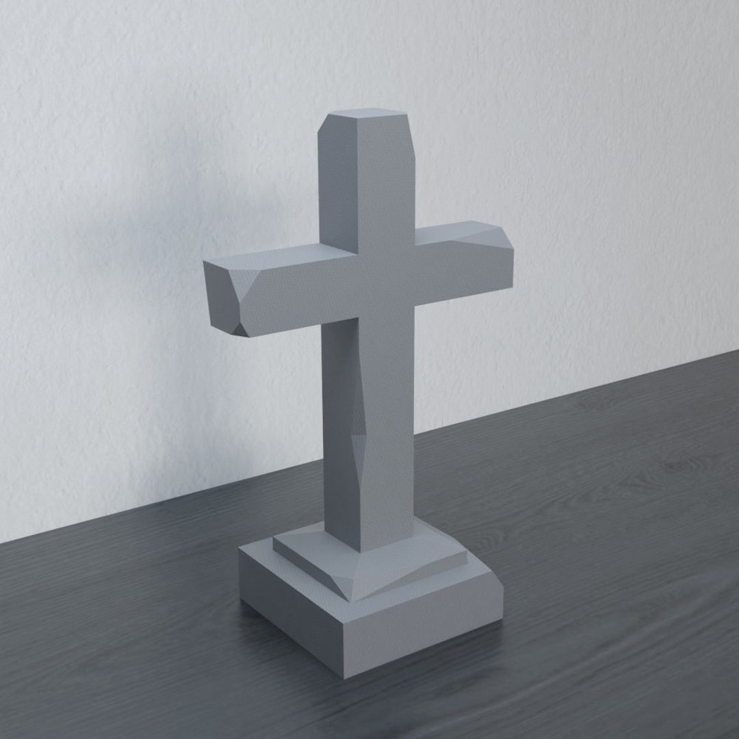 Cross Papercraft, Standing Cross, Halloween Christmas Decorations ...