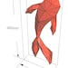 Fish 3d Papercraft, Koifish Decor - Etsy