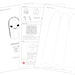 Halloween Ghost Papercraft Low Poly Printable DIY Template - Etsy