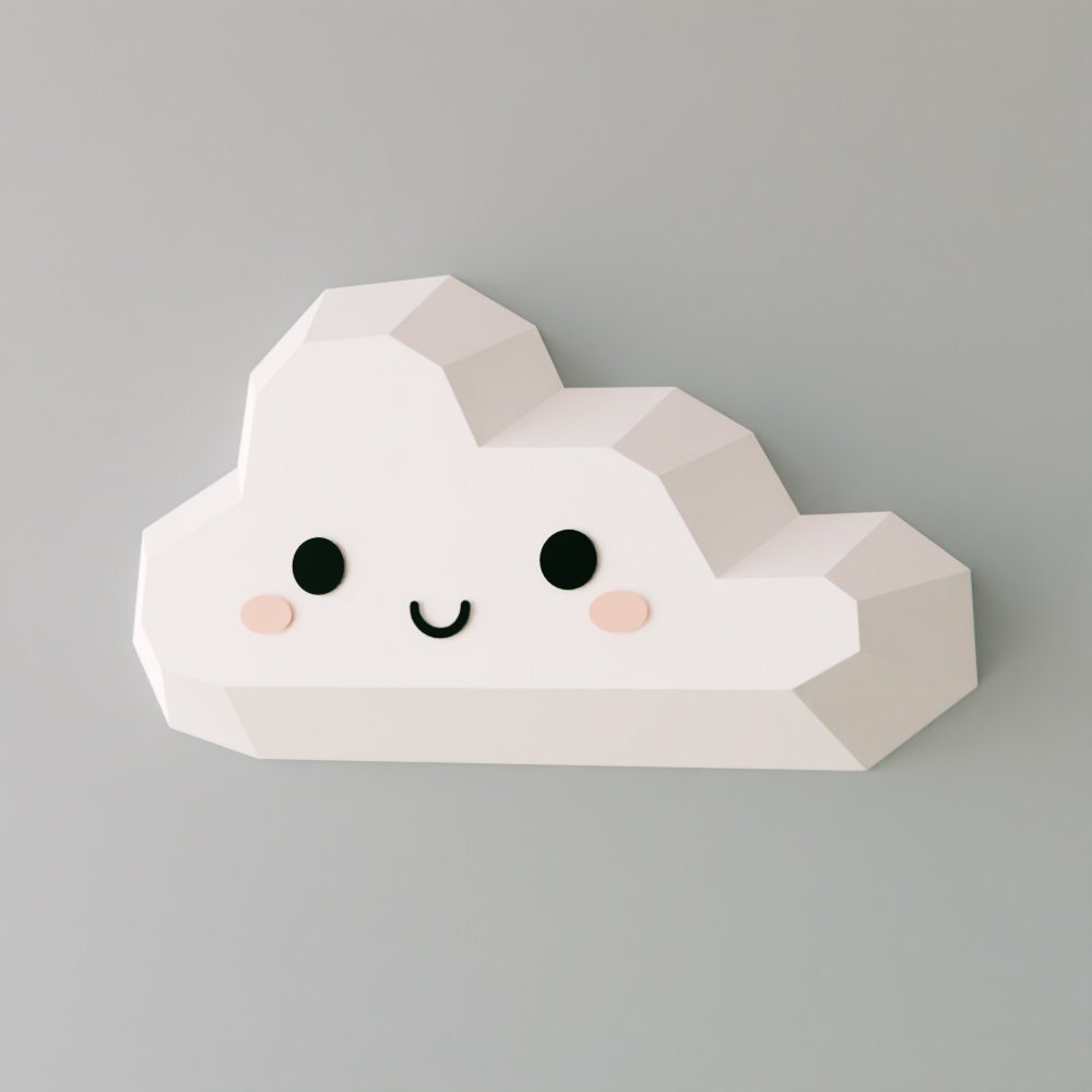 Papercraft Baby Cloud - Etsy