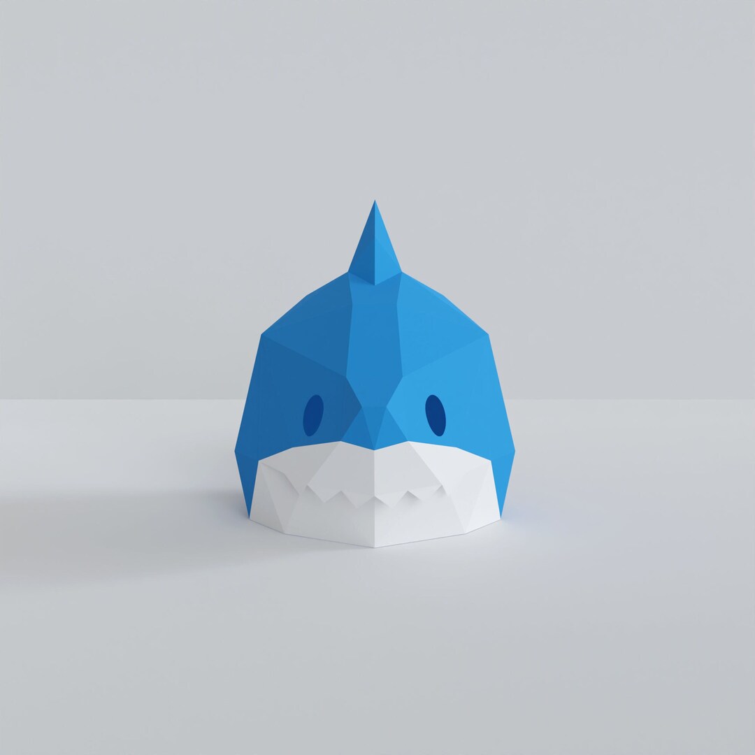 Shark Mask, Paper Mask - Etsy