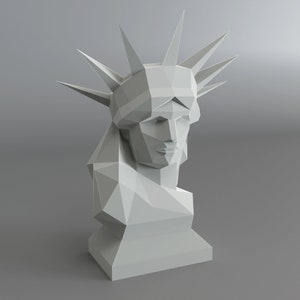 Statue of Liberty Bust, DIY Papercraft Sculpture - Etsy