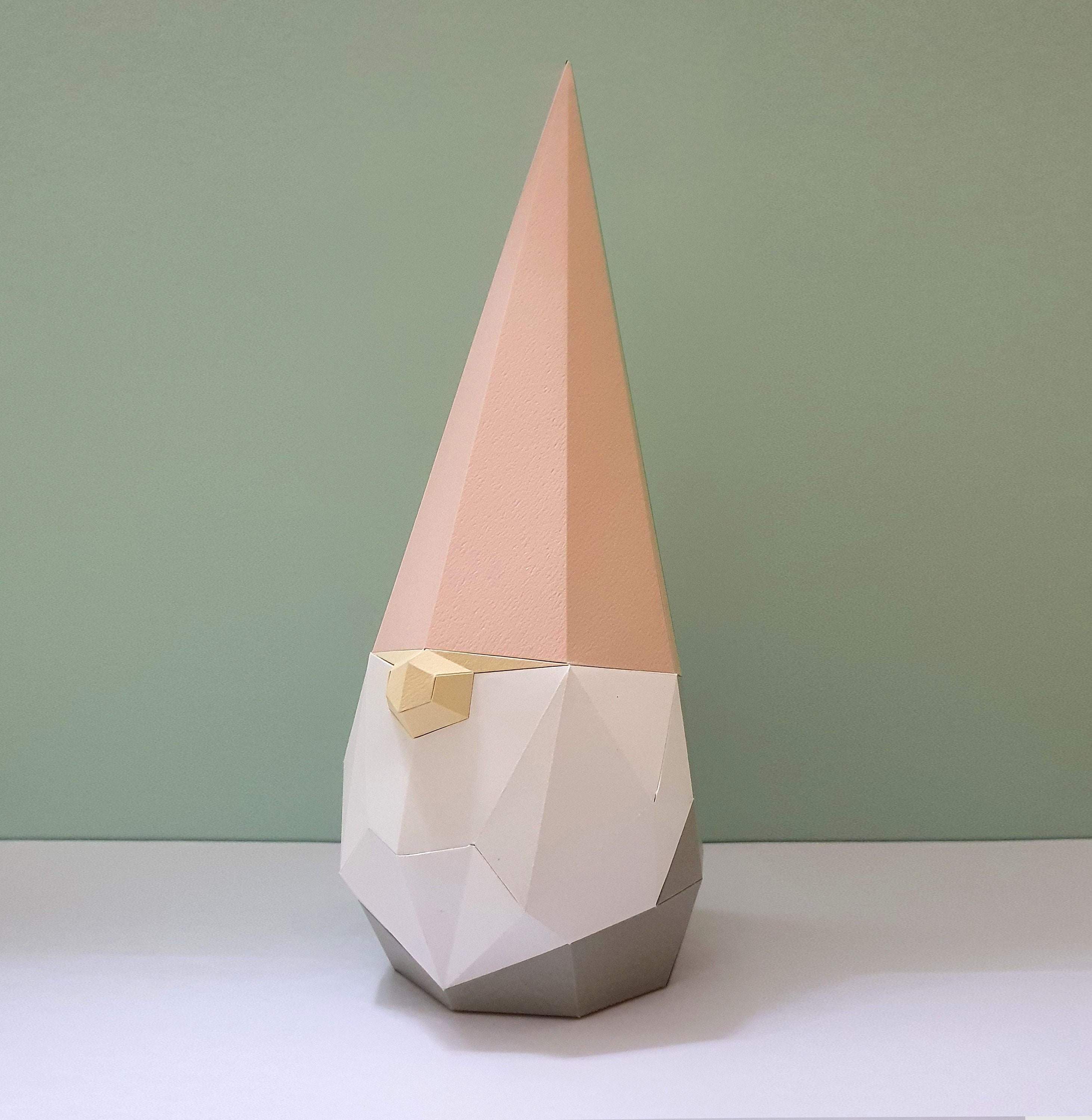 Gnome Lamp Papercraft Paper Lamp - Etsy