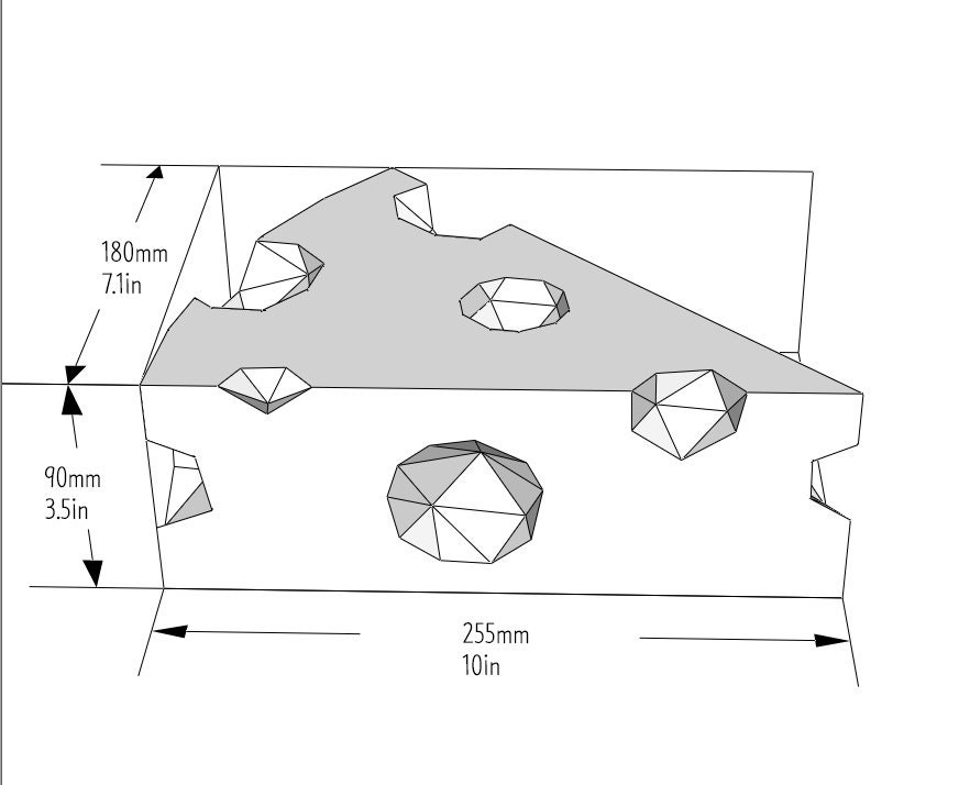 Cheese Papercraft Low Poly Printable DIY Template (PDF) 3d Origami ...
