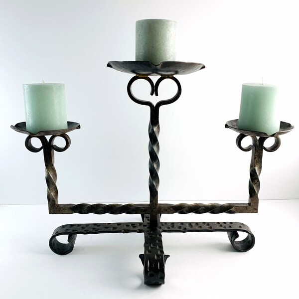 Hand Forged Candelabra - Etsy