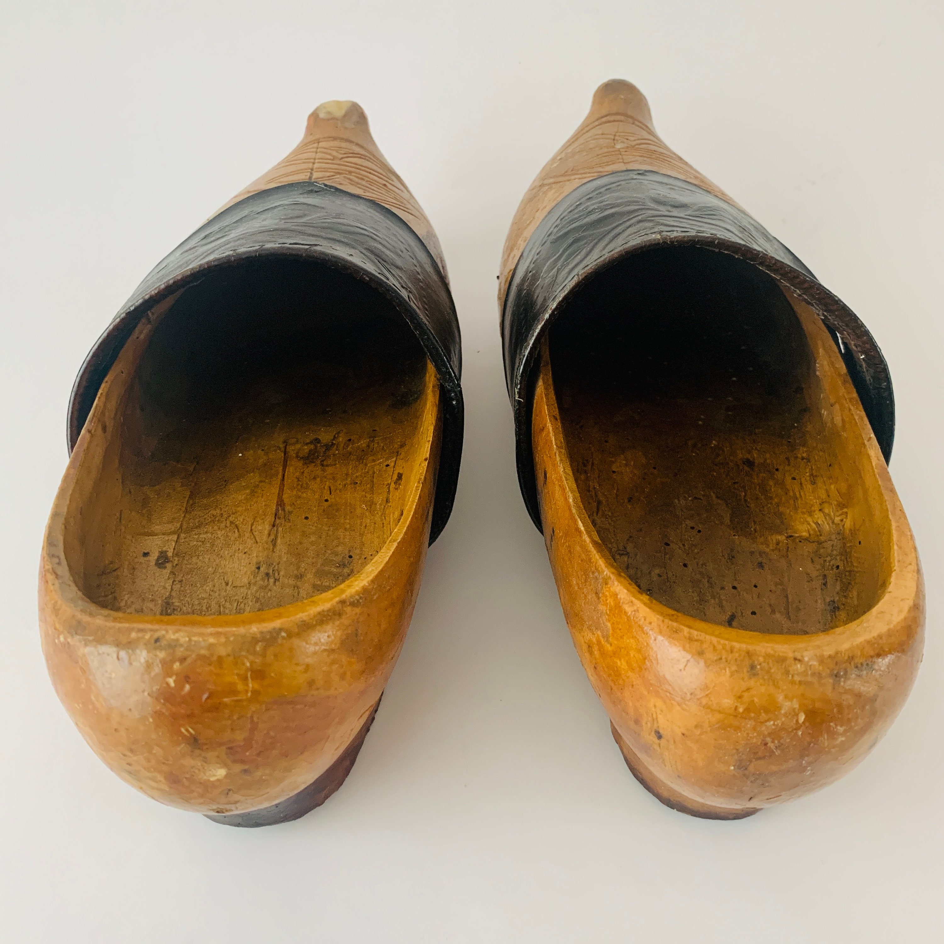 Antique Trip Clogs Wooden Shoes Made Early 20th Century | Etsy