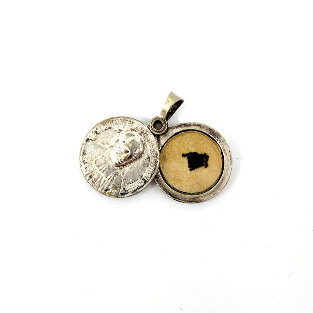 Religious Antique Catholic Relic Reliquary Shrine of Saint Mutien Marie ...
