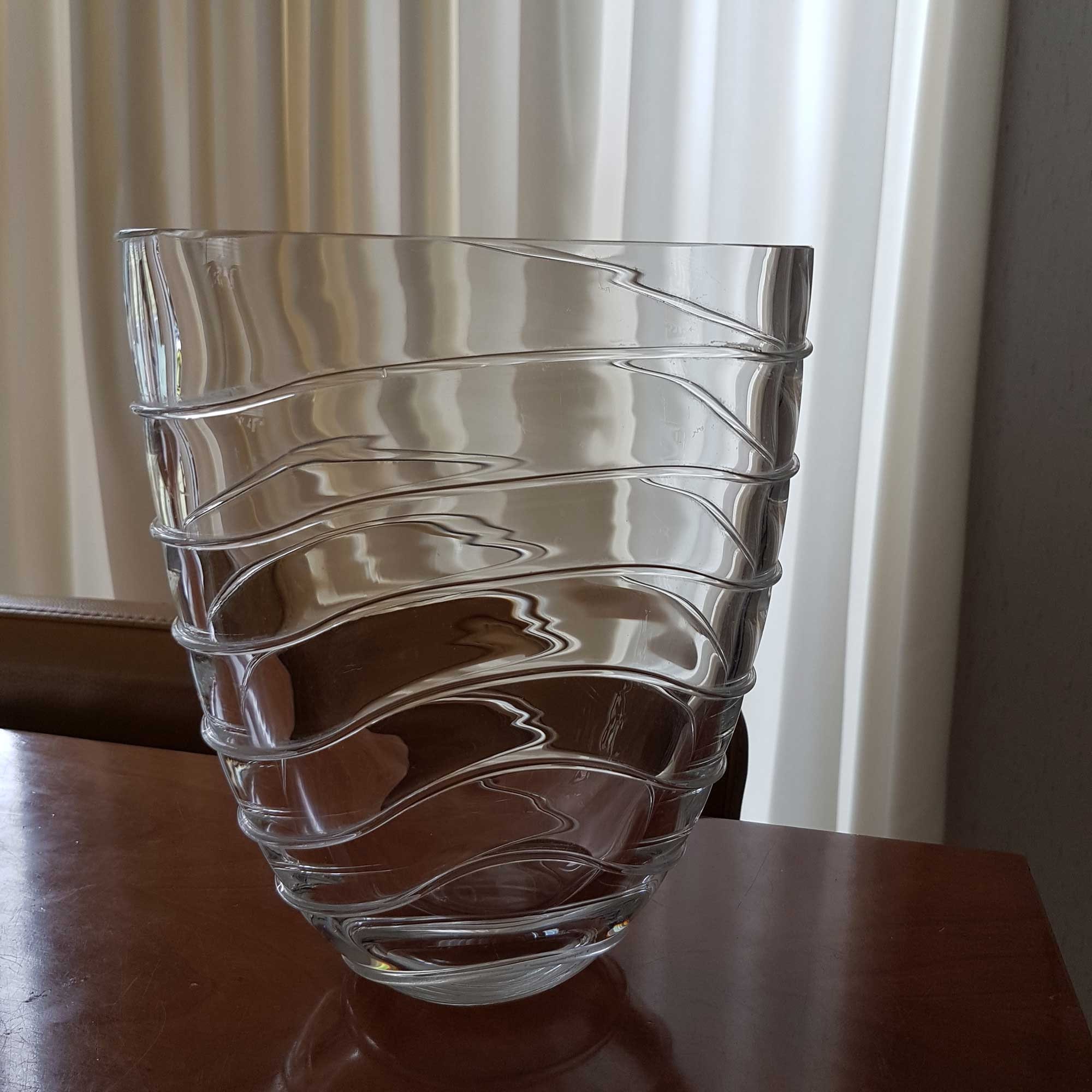 Glass Vase Design Glasware From IVV Tuscane Italy Handmade | Etsy