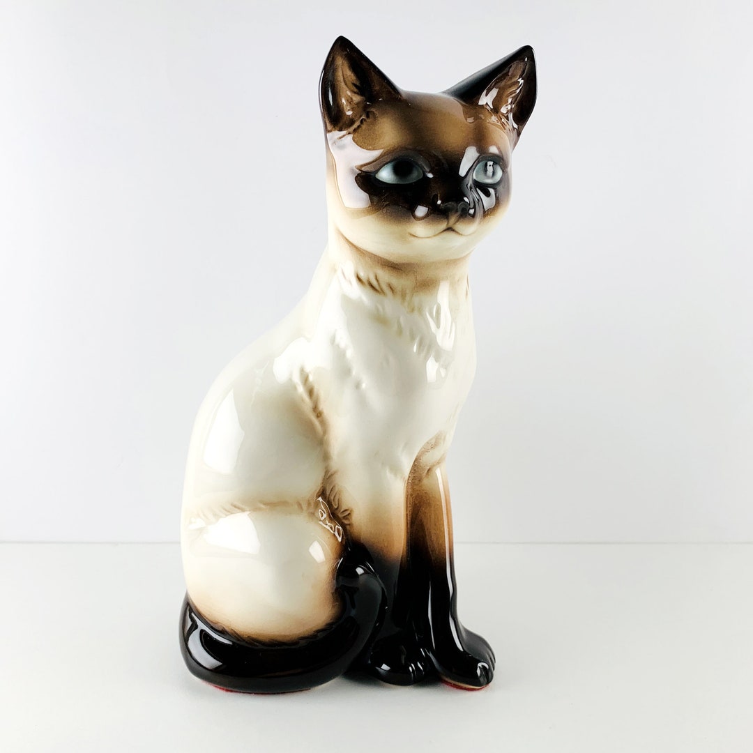 Vintage Siamese Cat Figurine by Goebel West Germany, Collectible Goebel ...